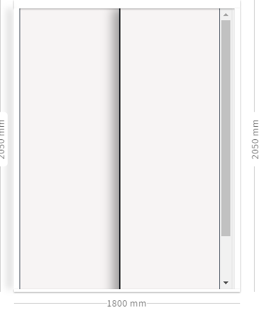 Door Set (Bedroom wardrobe - 1/16/2025, 1:03:26 PM) – Spacemaker Wardrobes