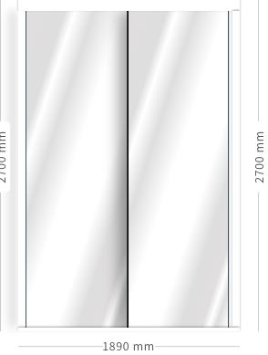 Door Set (Ellie 2 - 9/11/2024, 8:14:22 AM) – Spacemaker Wardrobes