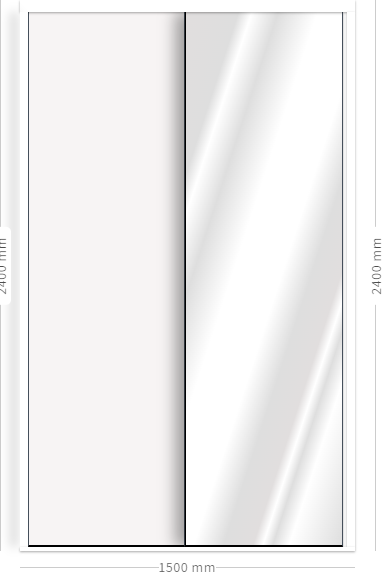 Door Set (Bed 3 & 4 - 10/01/2025, 4:52:46 pm) – Spacemaker Wardrobes