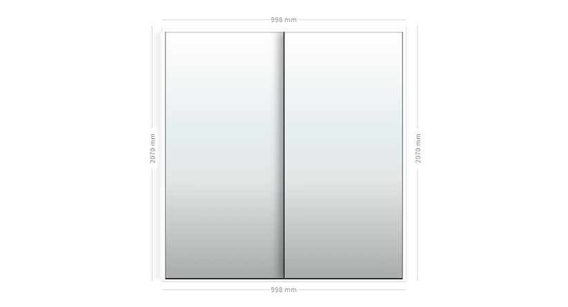 Door Set (Bed 1) – Spacemaker Wardrobes