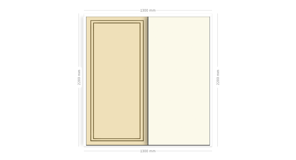 Door Set (Bed 2) – Spacemaker Wardrobes