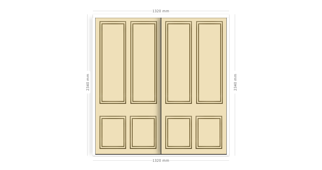 Door Set (Bedroom 1) – Spacemaker Wardrobes