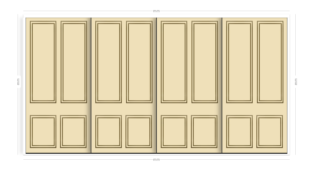 Door Set (Vv) – Spacemaker Wardrobes